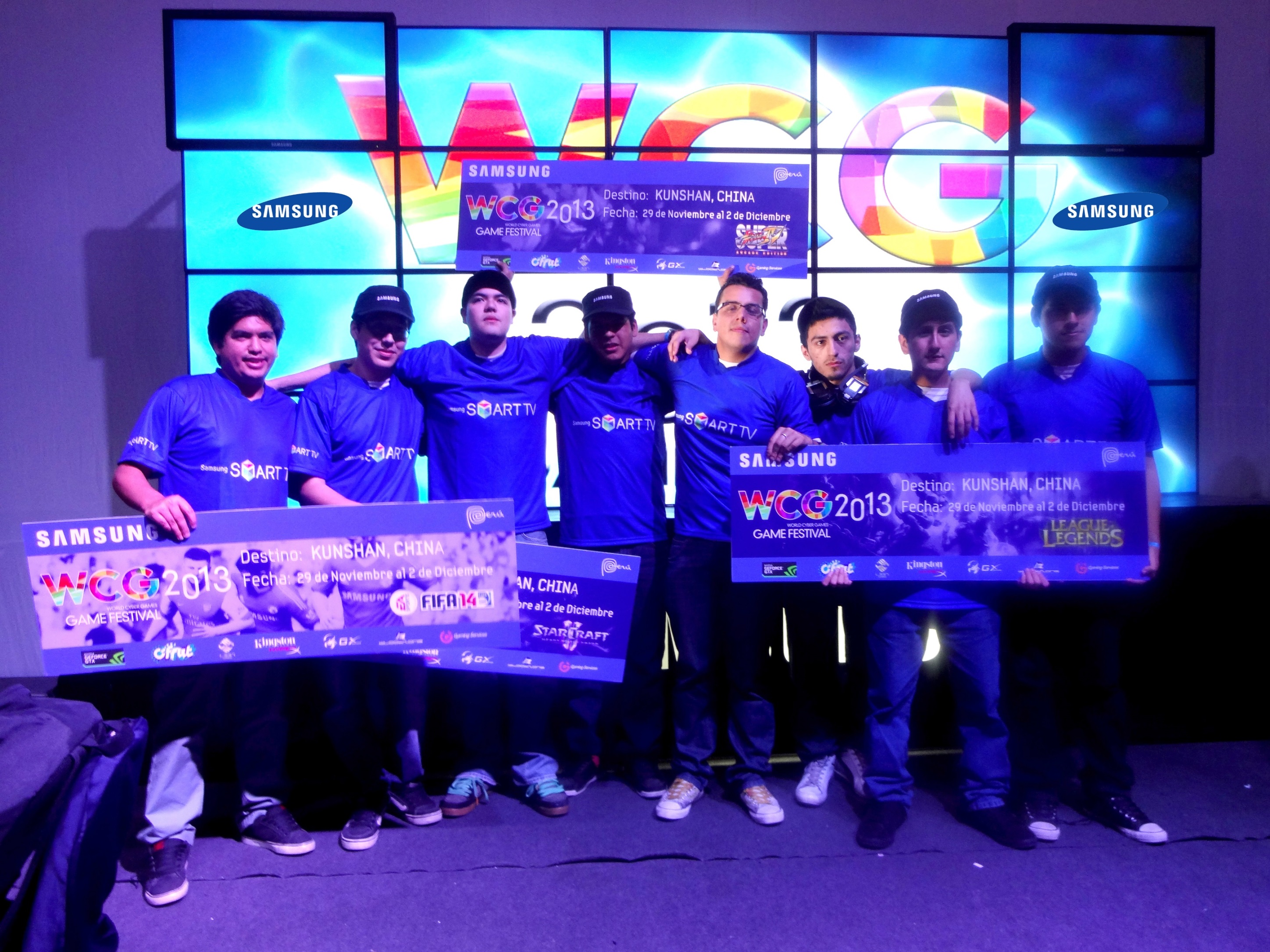 Ganadores del World Cyber Games que representarán al Perú en los WCG 2013 en China - TEC