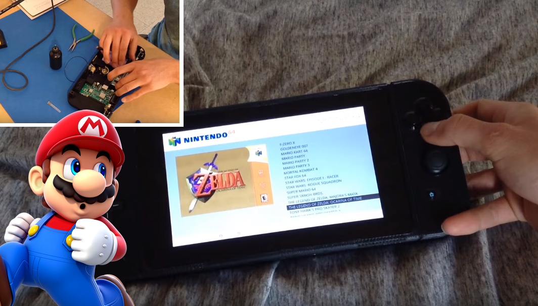 Este clon de Nintendo Switch fue creado por un fan y corre cientos de ...