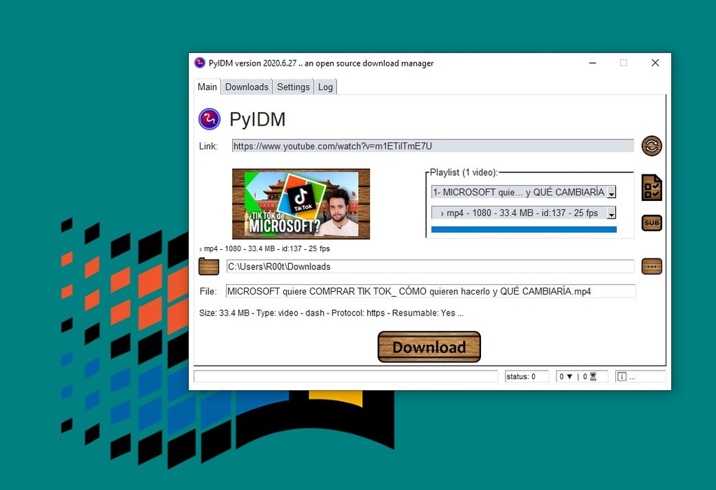 PyIDM: El gestor de descargas ideal para bajar playlists completas ...